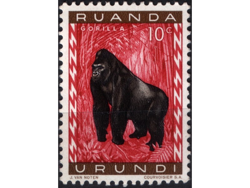 kt680n 15.okt1959 RuandaUrundi Mi161A ** 1od12