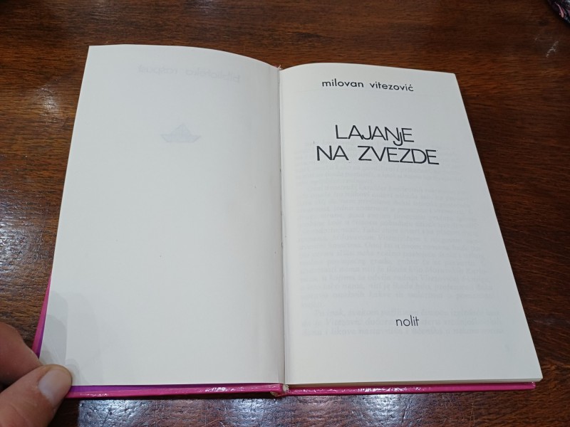 Lajanje na zvezde Milovan Vitezović