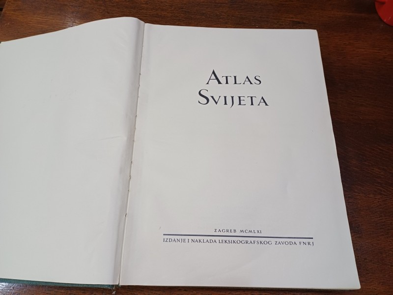 Atlas svijeta iz FNRJ (1961