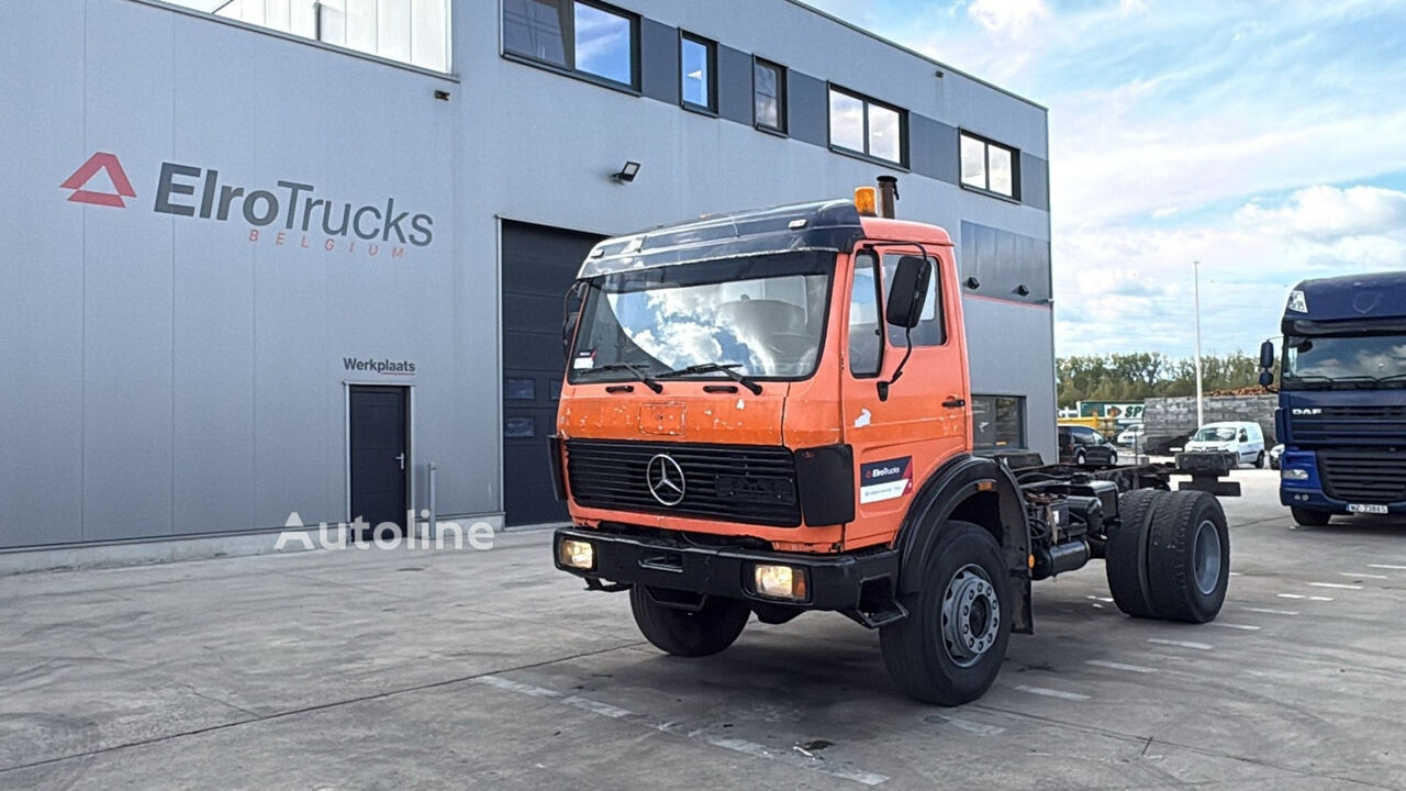 Mercedes-Benz SK 1622 (4X4 / LAMES / GRAND PONT / V6 / BIG AXLE / POMPE MANUEL kamion šasija