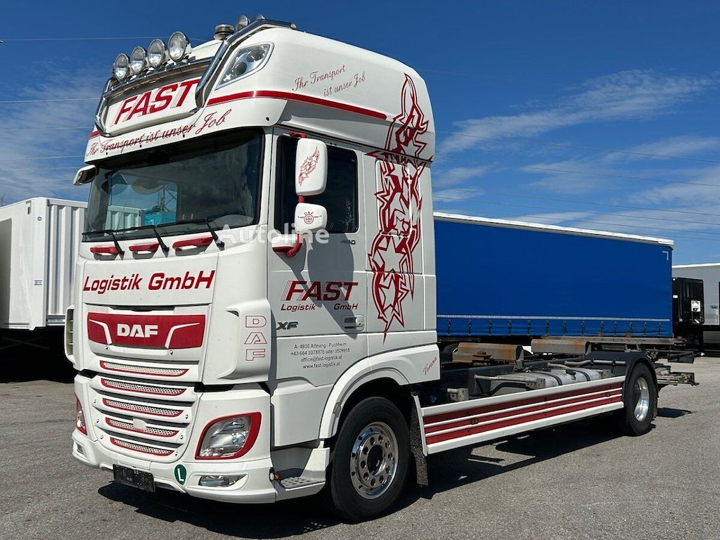 DAF XF 480 FA BDF SSC Euro 6, Bär Cargolift Falt, Retarder kamion šasija