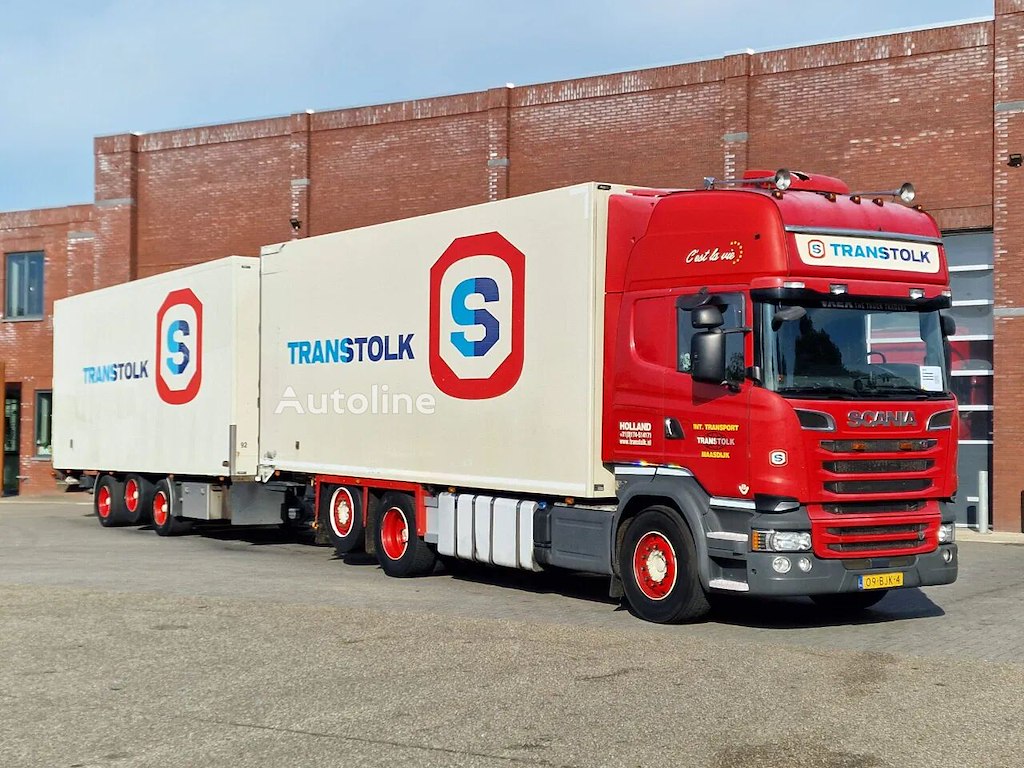Scania R580 Topline 6x2*4 Frigo + Burg trailer - Retarder - Steering ax kamion hladnjača