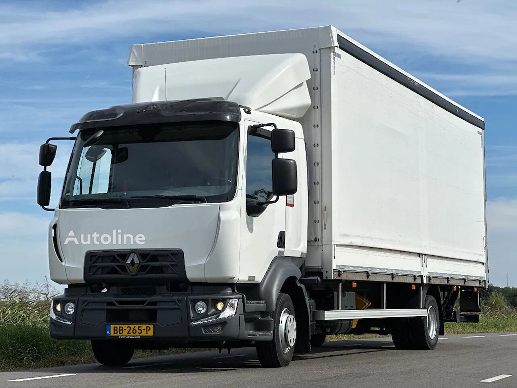 Renault D240.12. EURO6. 11-2021. kamion sa klizna zavesa cerada