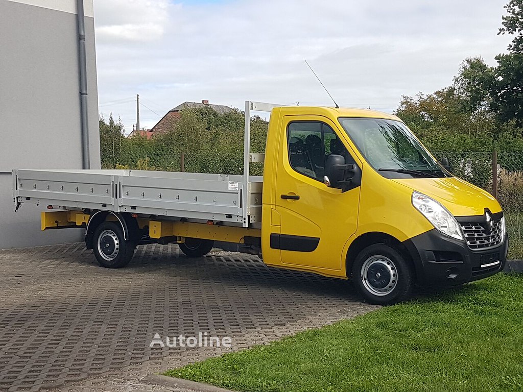 Renault MASTER PAKA 4,51x2,21 SKRZYNIA ŁADUNKOWA KLIMA 6-BIEGÓW MANUAL kamion s ravnom platformom < 3.5t