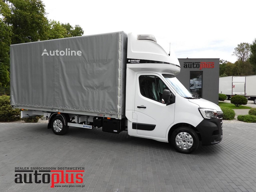 Renault MASTER PLANDEKA 10 PALET WEBASTO TEMPOMAT LEDY PNEUMATYKA KLIMAT kamion s ceradom < 3.5t