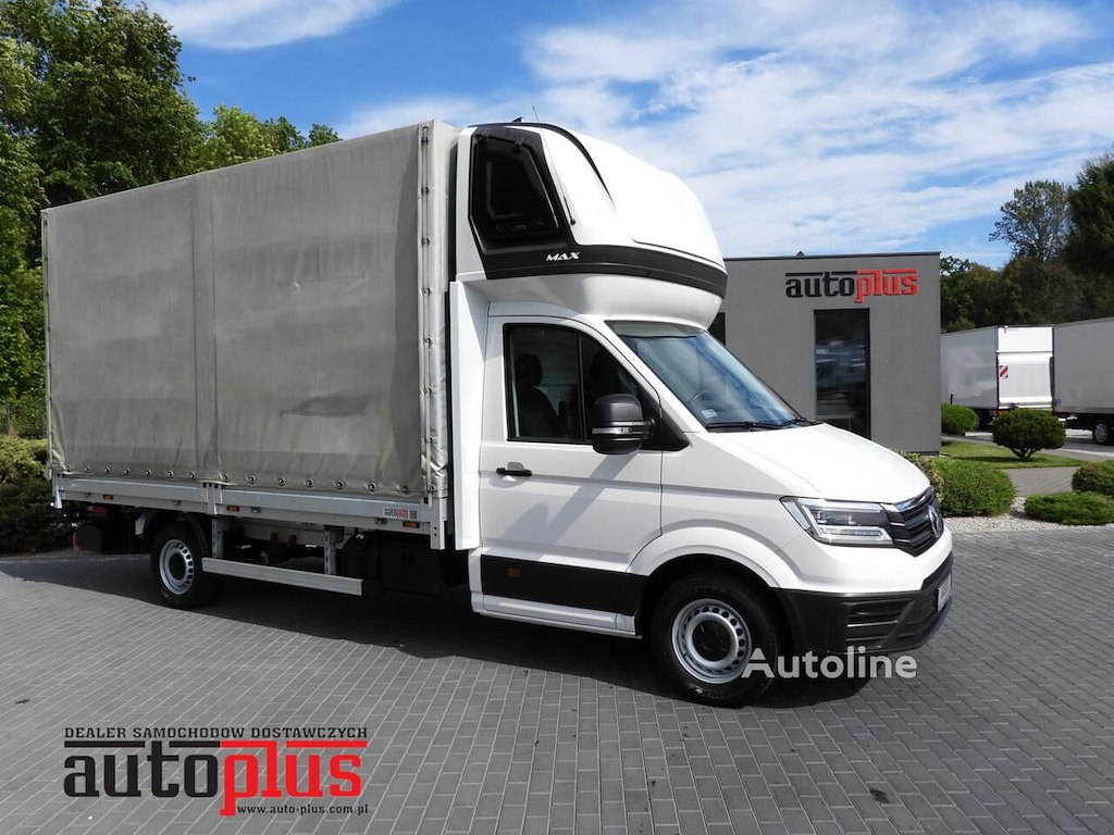 Volkswagen CRAFTER PLANDEKA WINDA 8 PALET WEBASTO TEMPOMAT LEDY KLIMATYZACJ kamion s ceradom < 3.5t