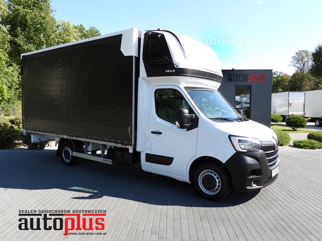 Renault MASTER PLANDEKA 10 PALET WEBASTO TEMPOMAT LEDY KLIMATYZACJA 165 kamion s ceradom < 3.5t