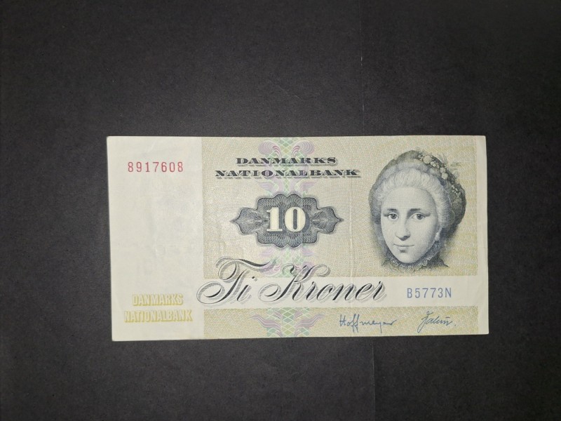 Danska 10 kruna 1972.