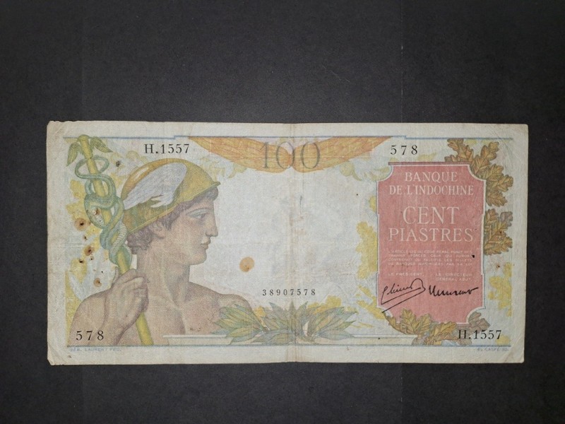 Francuska Indo-Kina 100 piastri 1949-54.