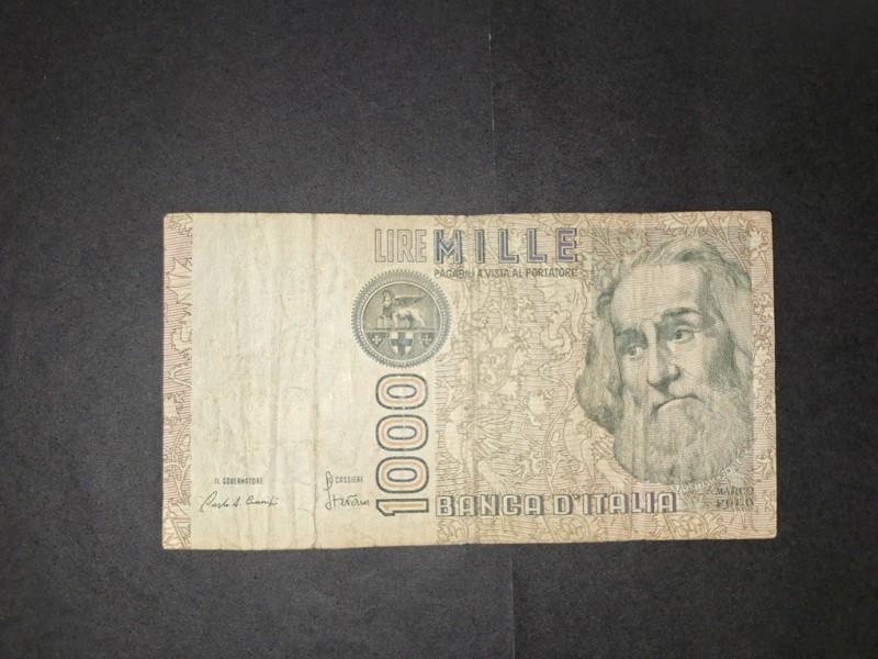 Italija 1000 lira 1982.