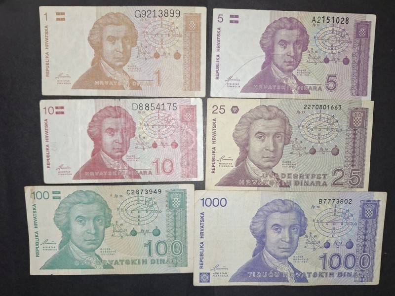 Lot Hrvatskih dinara 1991.