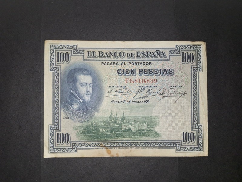 Španija 100 pezeta 1925.