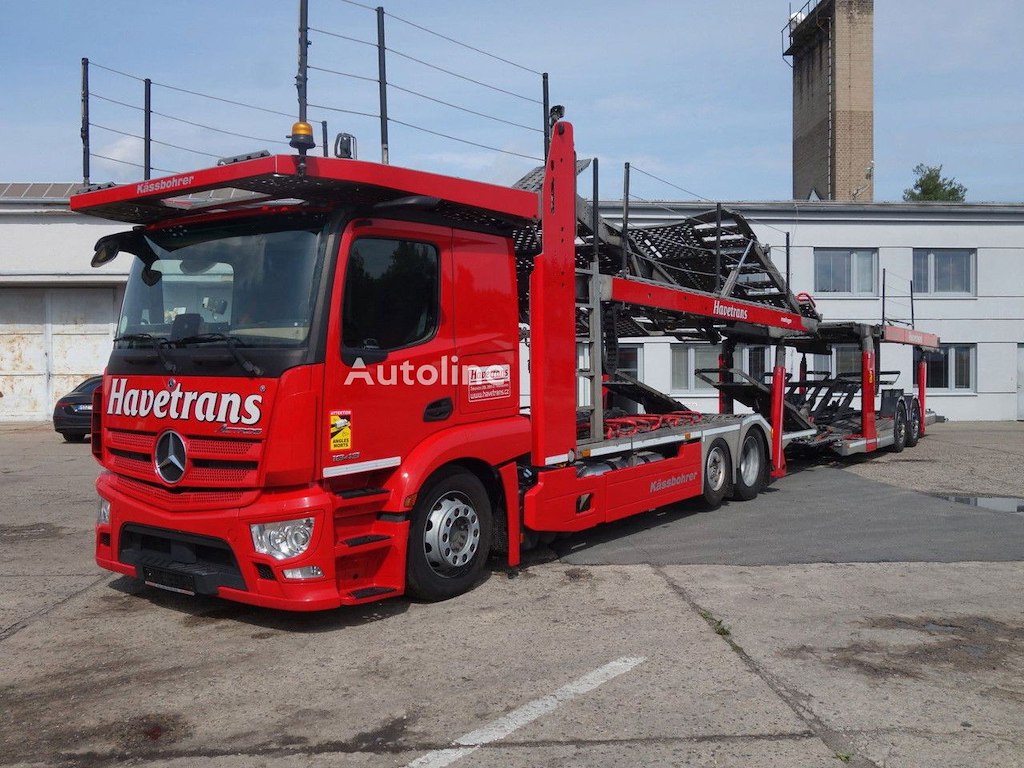 Mercedes-Benz Actros 1843 MP5 autotransporter + prikolica autotransportera