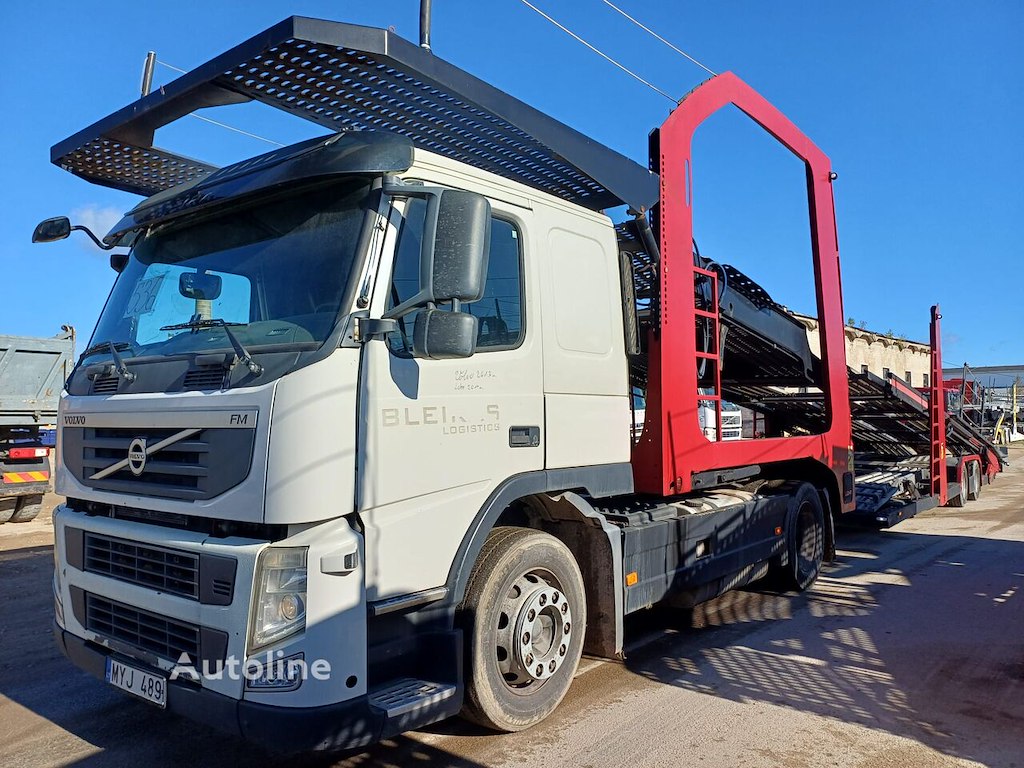 Volvo FM autotransporter + prikolica autotransportera