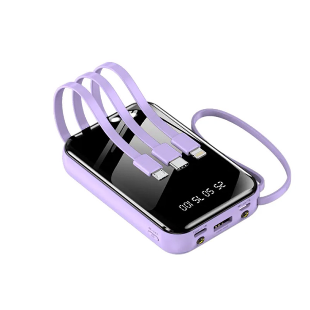 Power Bank 20000 mAh ljubicasti