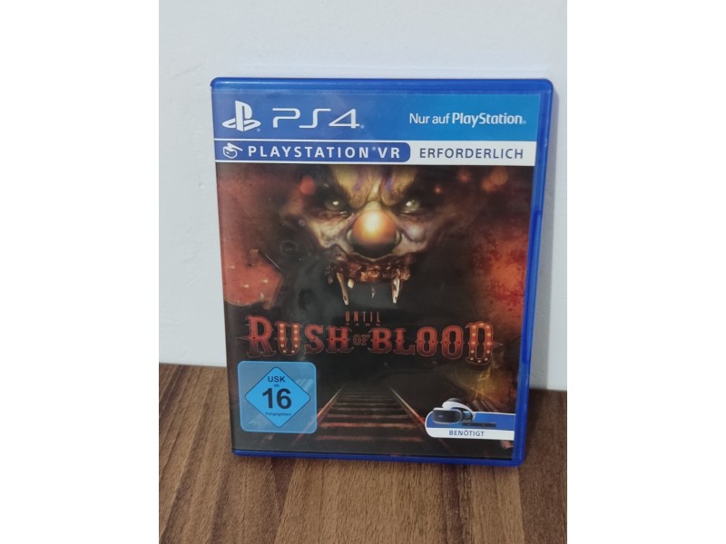 PS4 Until Dawn Rush of Blood VR