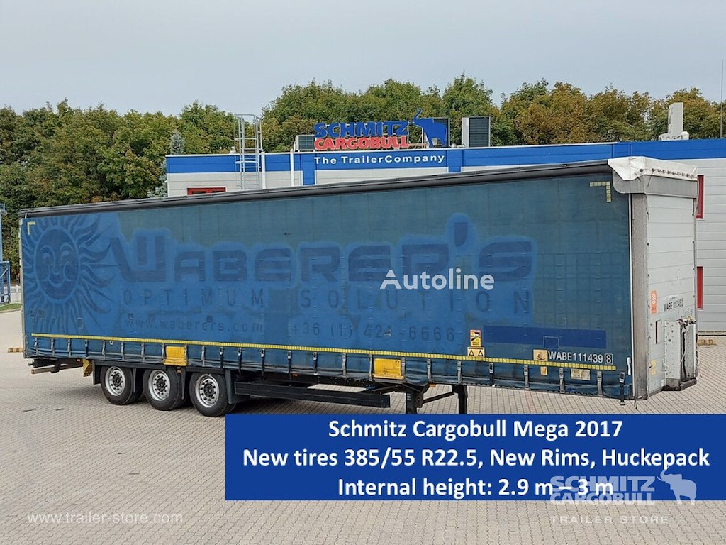Schmitz Cargobull poluprikolica sa kliznom ceradom