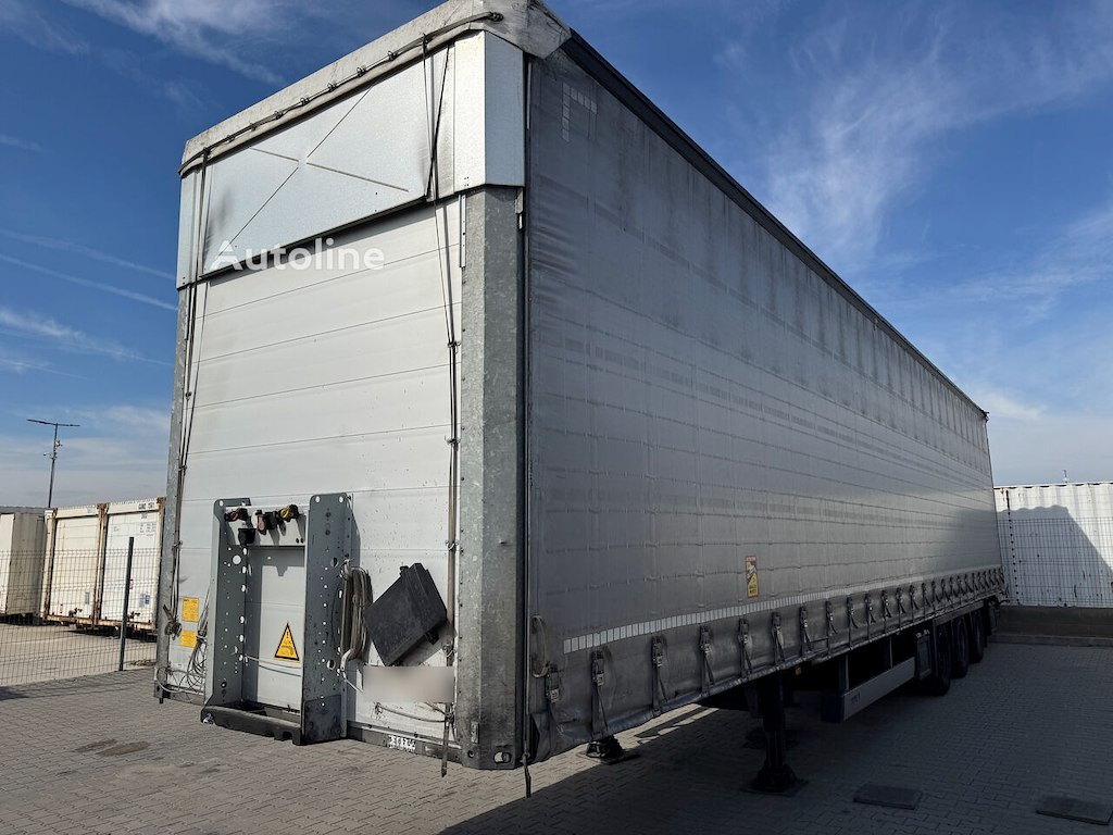 Schmitz Cargobull SCB S3T, 1st axle liting poluprikolica sa kliznom ceradom