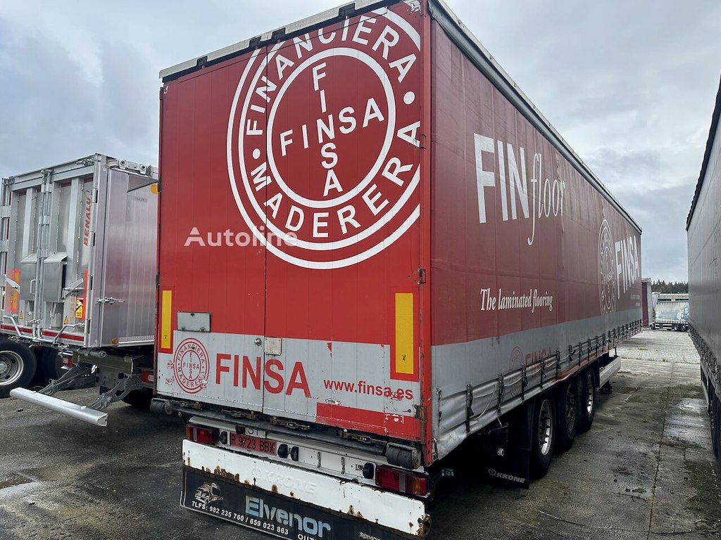 Krone TAULINER EJES MERCEDES poluprikolica sa kliznom ceradom