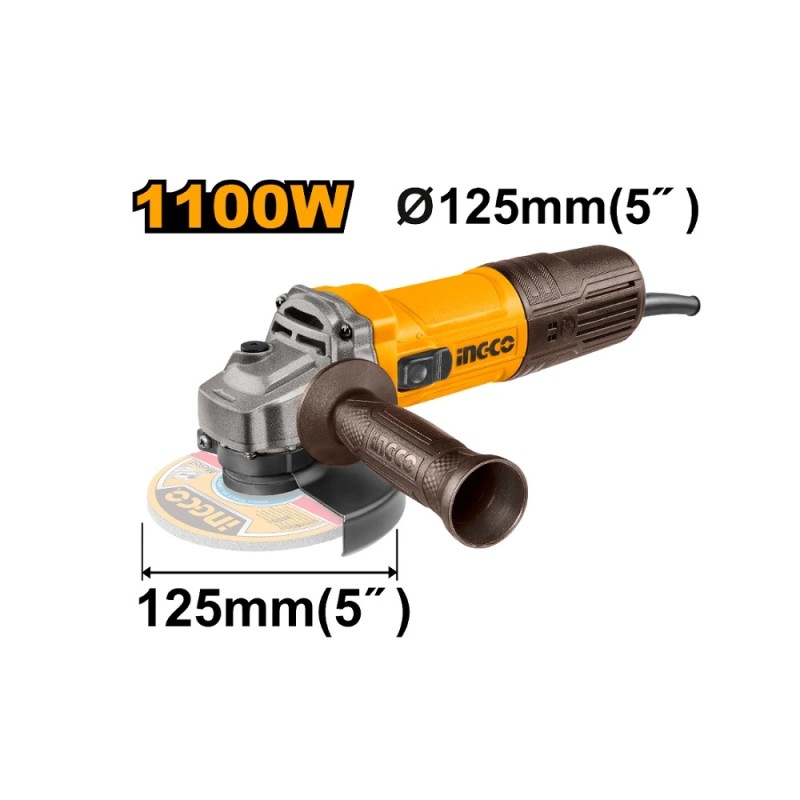 Električna ugaona brusilica 125mm SUPER INGCO AG110028