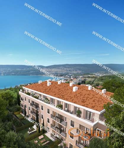 Stanovi u izgradnji – Herceg Novi, Topla 2, jednosoban stan 41.1 + 55.2 basta