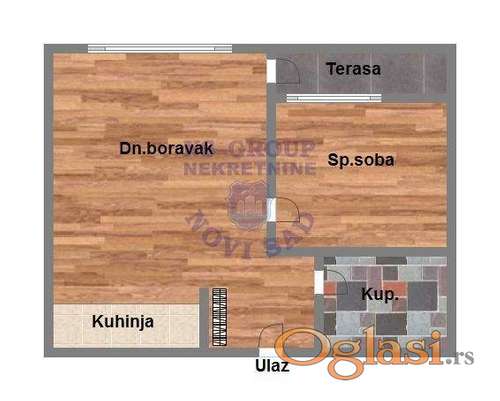 Dvosoban, 42m2 Somborski Bulevar