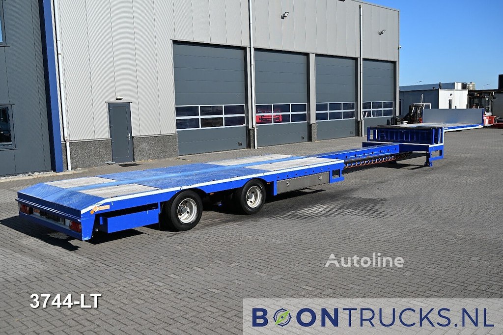 LinTrailers S2A SEMI LOW LOADER | 500cm EXTENDABLE * TRACKING AXLE * RAMPS * poluprikolica sa niskom platformom