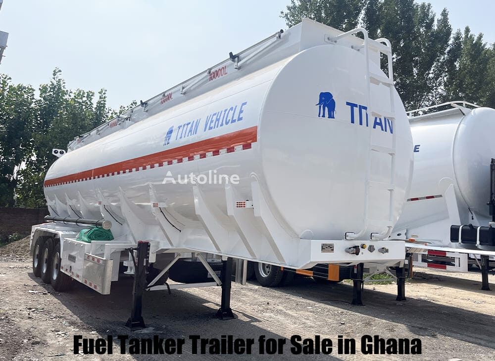 Nova Titan Fuel Tanker Trailer for Sale in Ghana cisterna za goriva i maziva