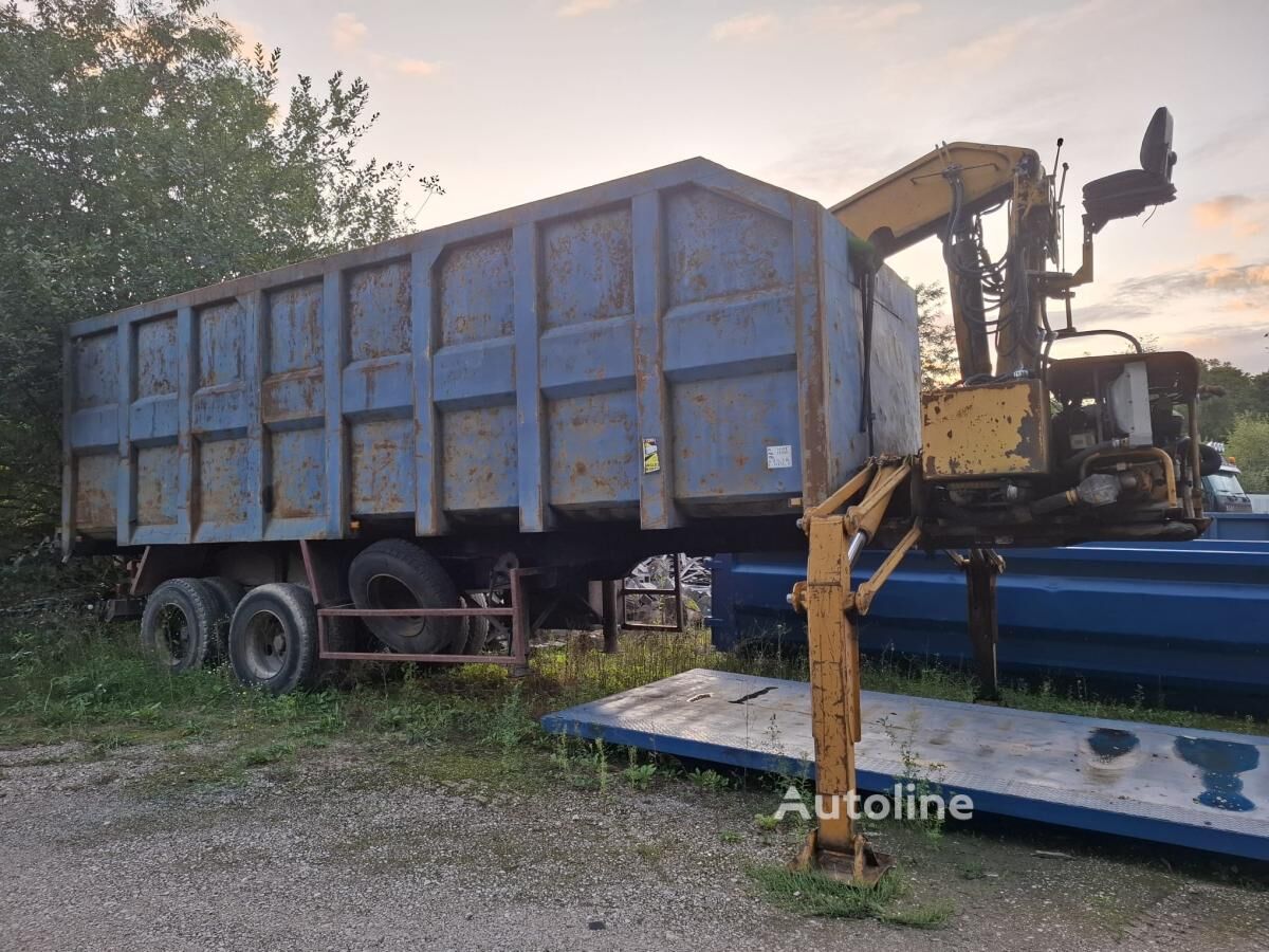 Decauville SB poluprikolica za prevoz metalnog otpada