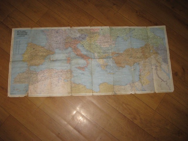 Geografska mapa Mediteran
