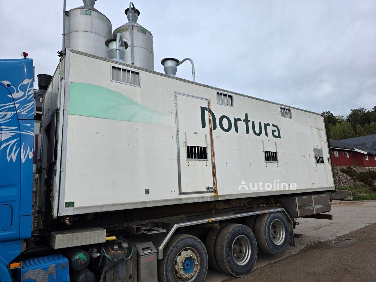 Prodaje se Andre Dyretransport skap med krokramme - Hydraulikk - Baklem karoseriju za prevoz stoke na aukciji