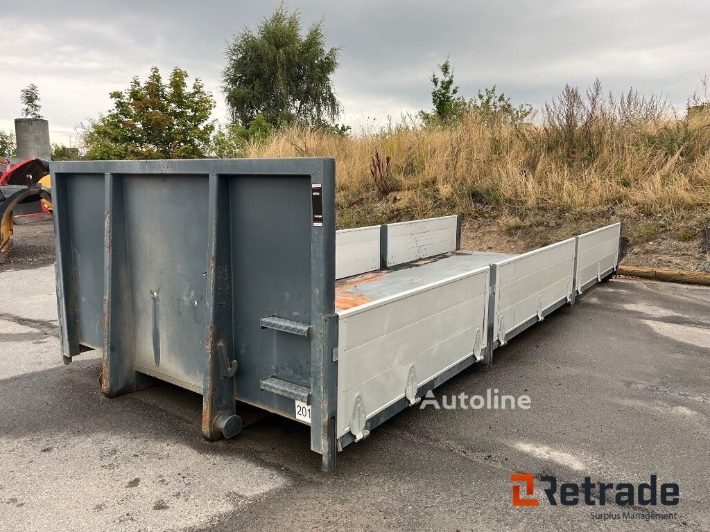 Prodaje se Åben containerlad til wirehejs karoseriju s ravnom platformom na aukciji