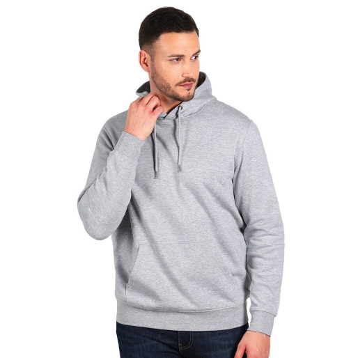 ABSOLUT HOODY 350, DUKSERICA SA KAPULJAČOM, OD ORGANSKOG PAMUKA, 350 G/M2, PEPELJASTA