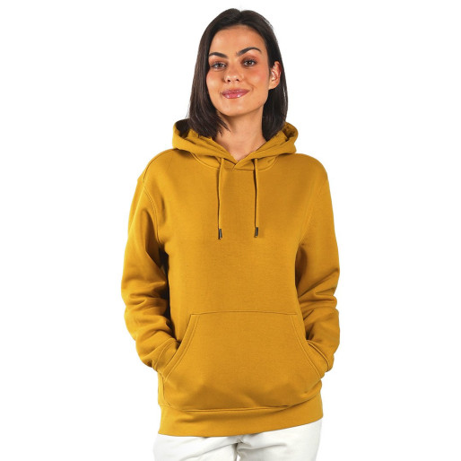 ABSOLUT HOODY 350, DUKSERICA SA KAPULJAČOM, OD ORGANSKOG PAMUKA, 350 G/M2, SENF ŽUTA