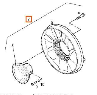 99479094 propeler ventilatora za IVECO EuroTech (MP) kamiona