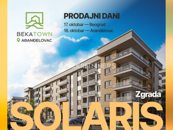 BEKATOWN - Dvosoban stan 43.07m2 - Zgrada FORTUNA