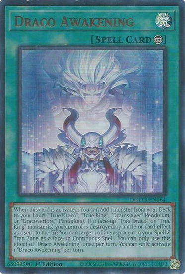 Draco Awakening - DOOD-EN064 - Ultra Rare 1st Edition