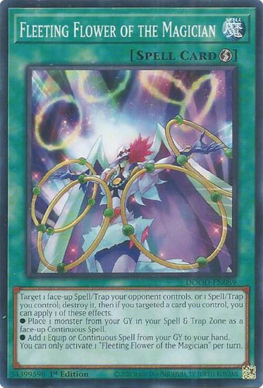 Fleeting Flower of the Magician - DOOD-EN089 - Common 1st Edition