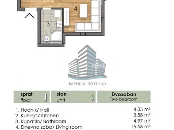41m² – 105.500€ Telep sa pdvom 11207