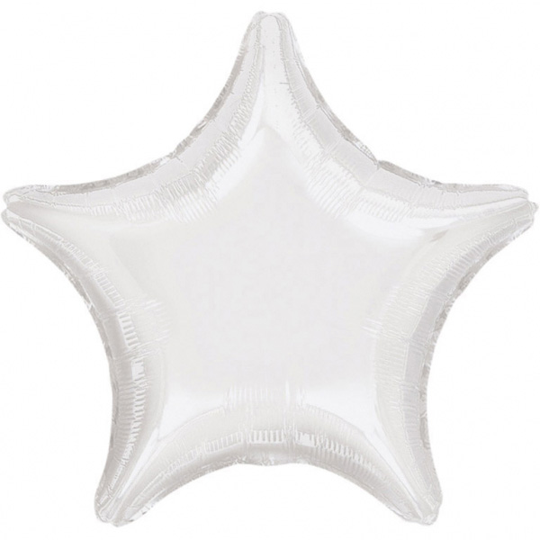 3059502
18″ Foil Star Metallic White