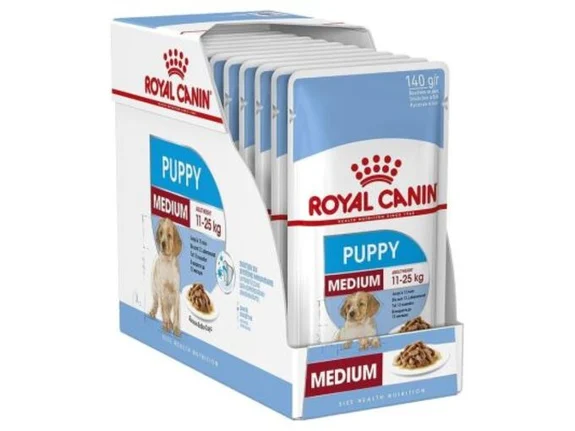 Royal canin Hrana za pse Medium puppy 10 x 140 g