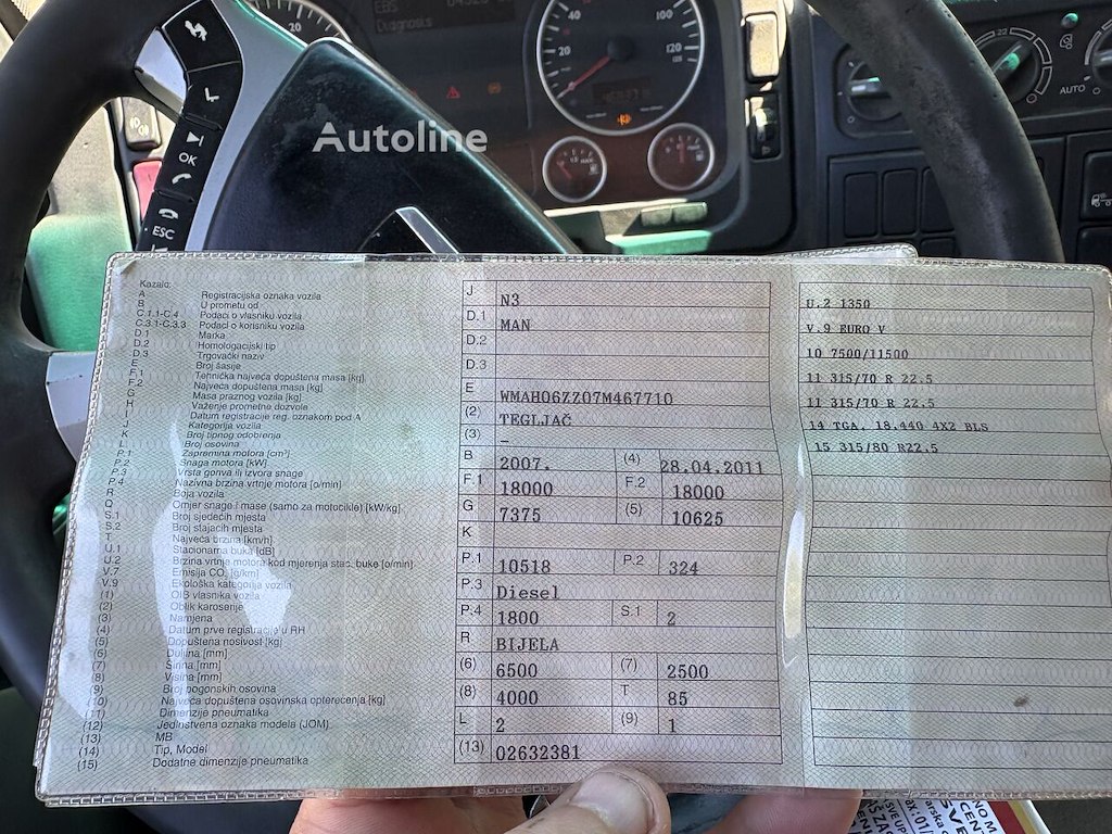 MAN TGA 18.440 tegljač