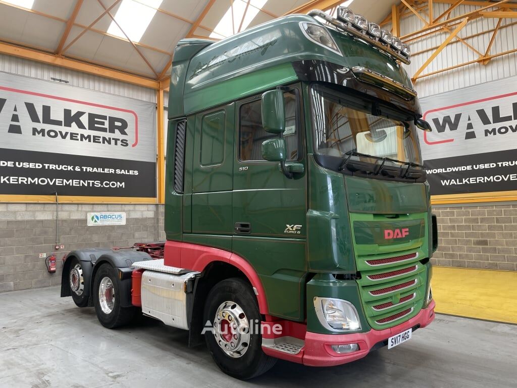 DAF XF106 510 *EURO 6* SUPER SPACE, 6X2 TAG AXLE TRACTOR UNIT – 2017 tegljač
