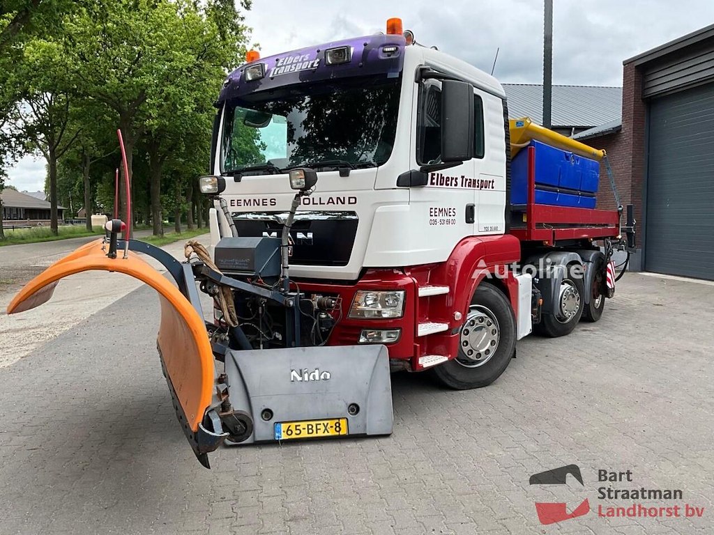 MAN TGS 26440 6x2 Euro 5 tractor equipped for road gritting with a N tegljač