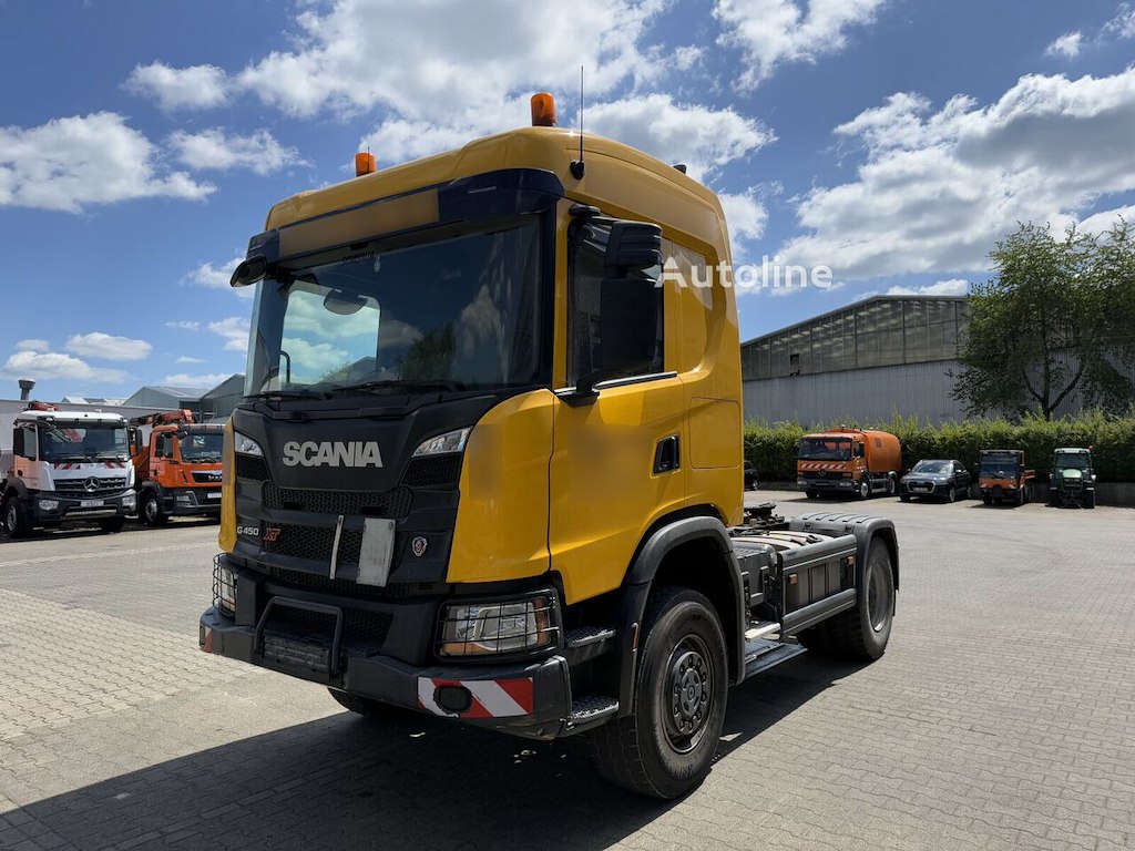 Scania G450 XT 4x4 EURO6 CIĄGNIK SIODŁOWY Z HYDRAULIKĄ WYWROTU tegljač