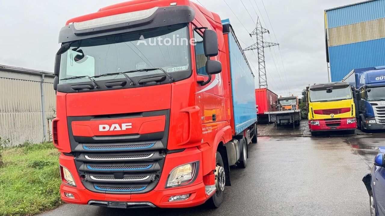 DAF XF 450 tegljač + poluprikolica sa kliznom ceradom