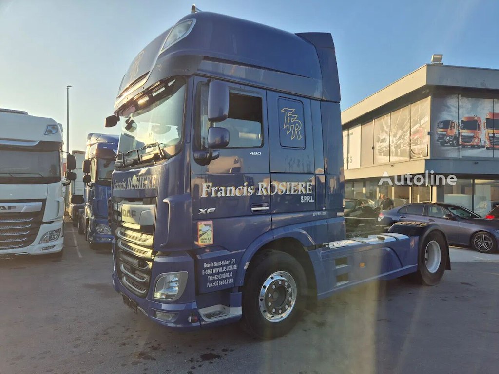 DAF XF 480 FT SUPER SPACE CAB ADR ZF INTARDER tegljač