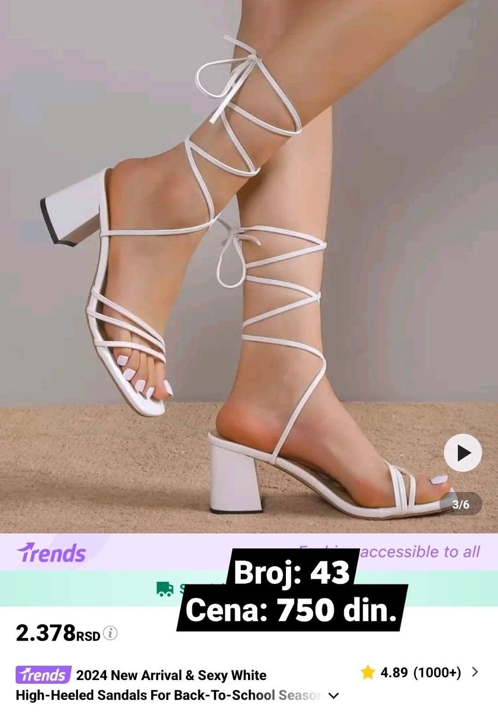 Sandale, 43