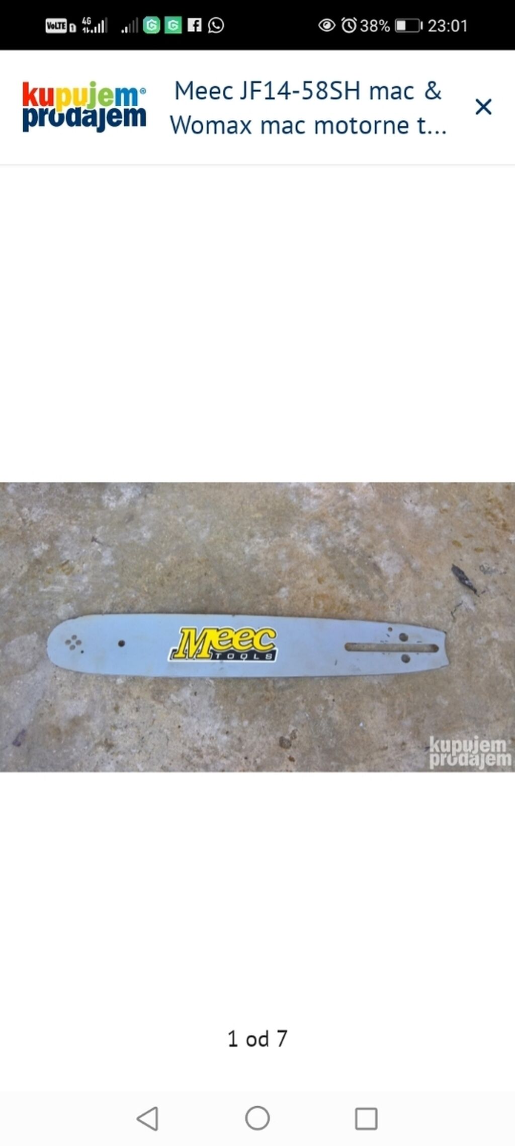Meec JF14-58SH mac- duzina 38.5 cm Novo Womax mac motorne testere