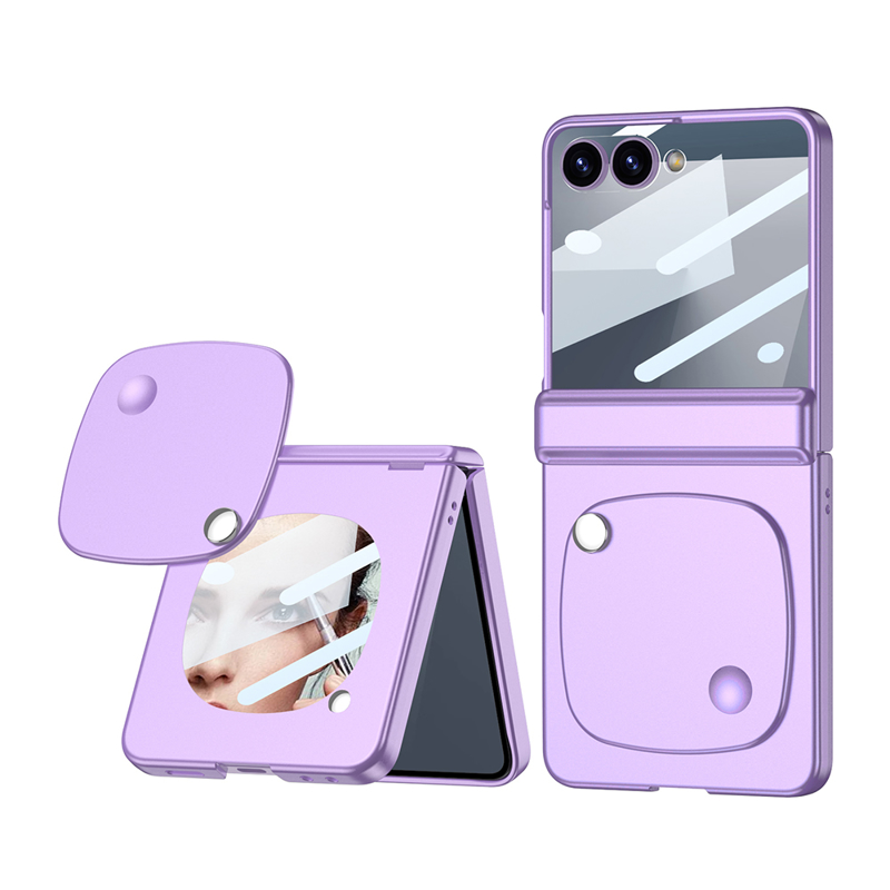 Futrola MIRROR CASE za Samsung F751B Galaxy Z Flip 7 5G ljubicasta (GKK case)